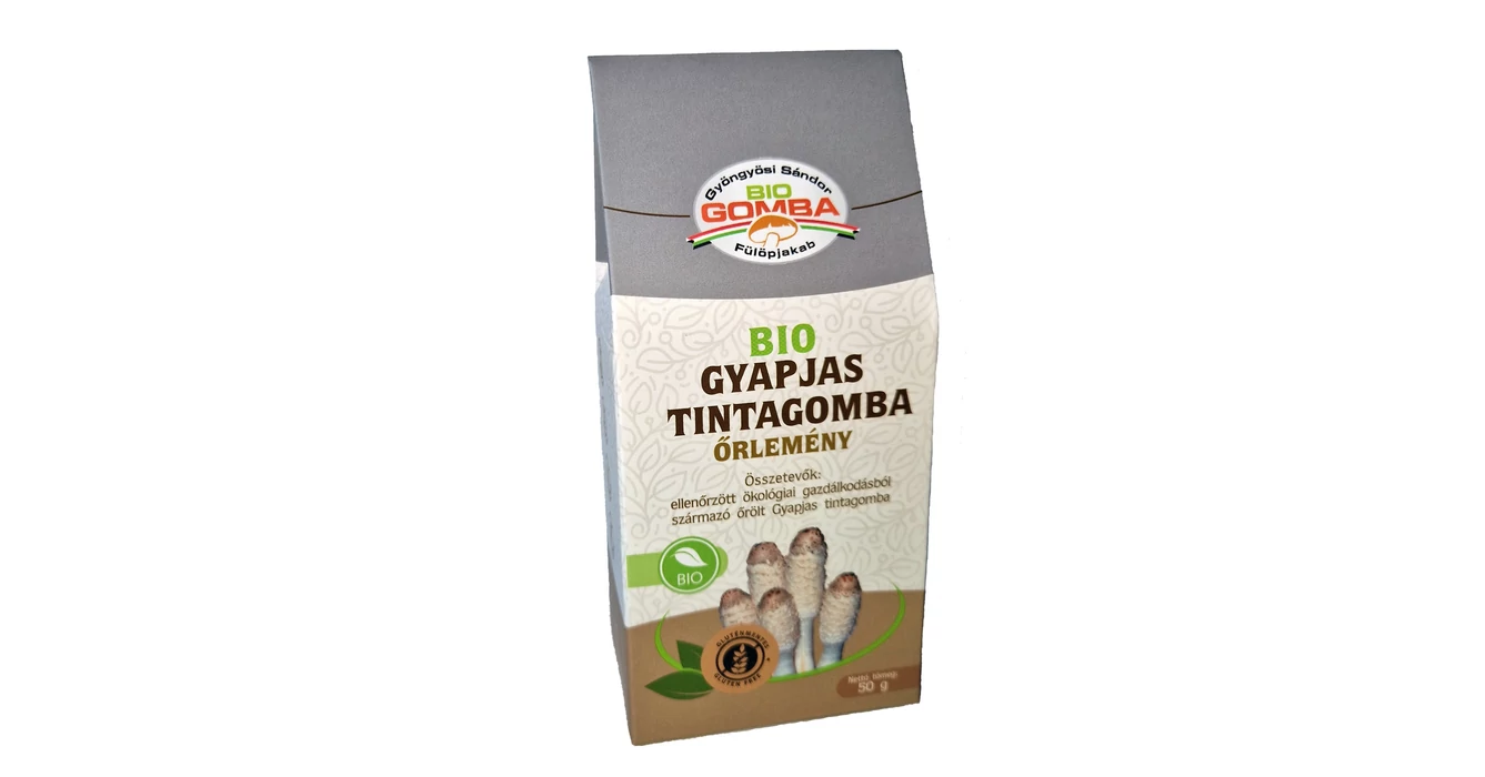 Bio gyapjas tintagomba őrlemény (50 g) - Minőségi gyógygomba - Szeged