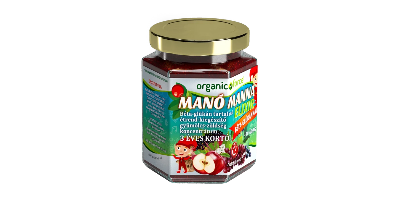 Manó Manna Elixír (3 éves kortól) - Szuperlekvár - Gyógykuckó Szeged