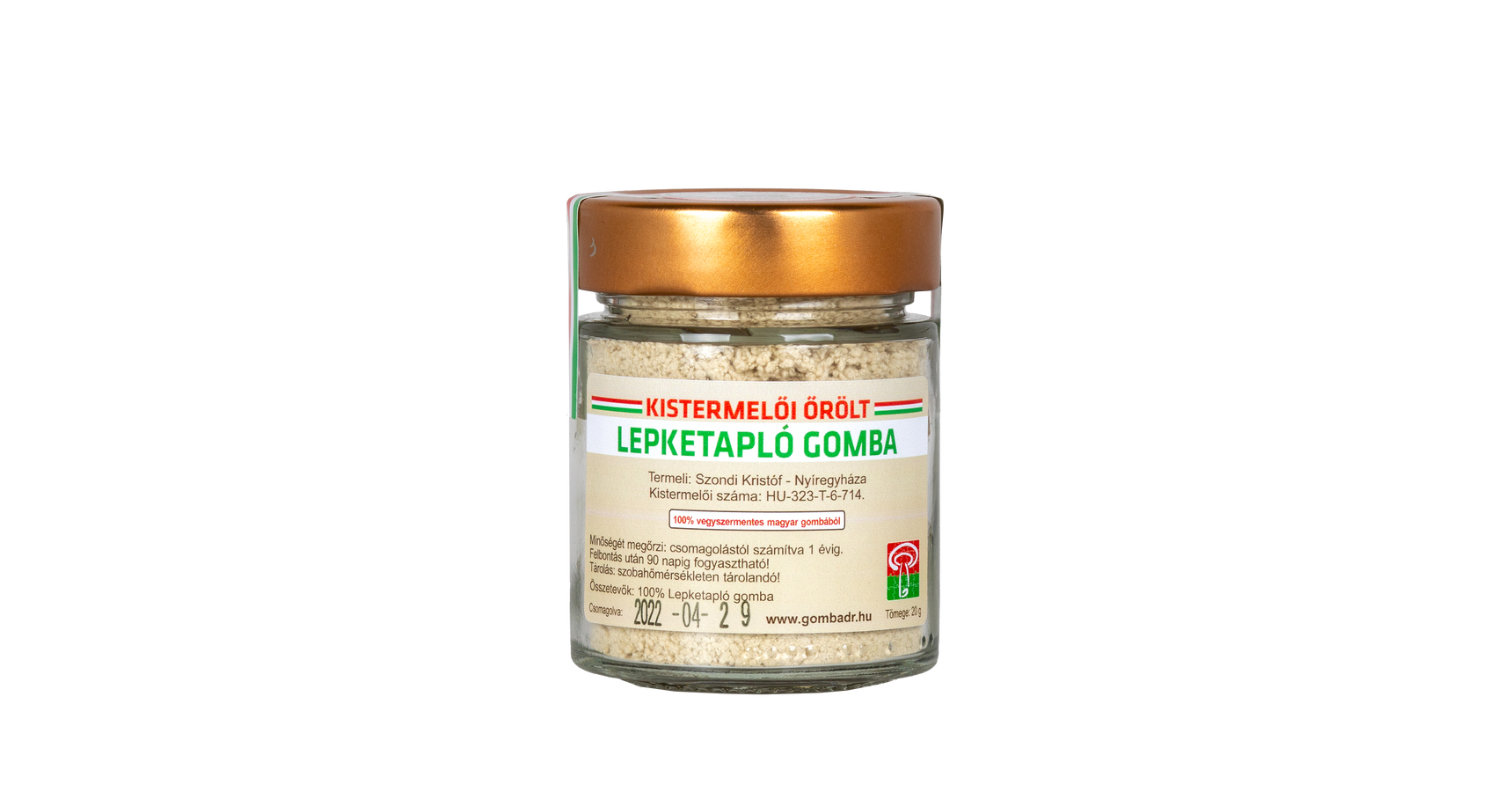 Lepketapló gomba őrlemény (20 g) - 4.990 Ft